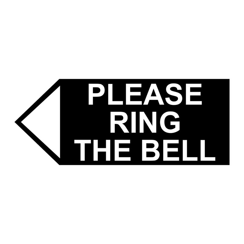 Please Press the Doorbell - Etsy