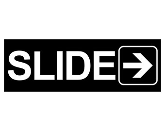 Slide to Open Wooden Sign, Sliding Door , Slide With Left Right Arrow ...