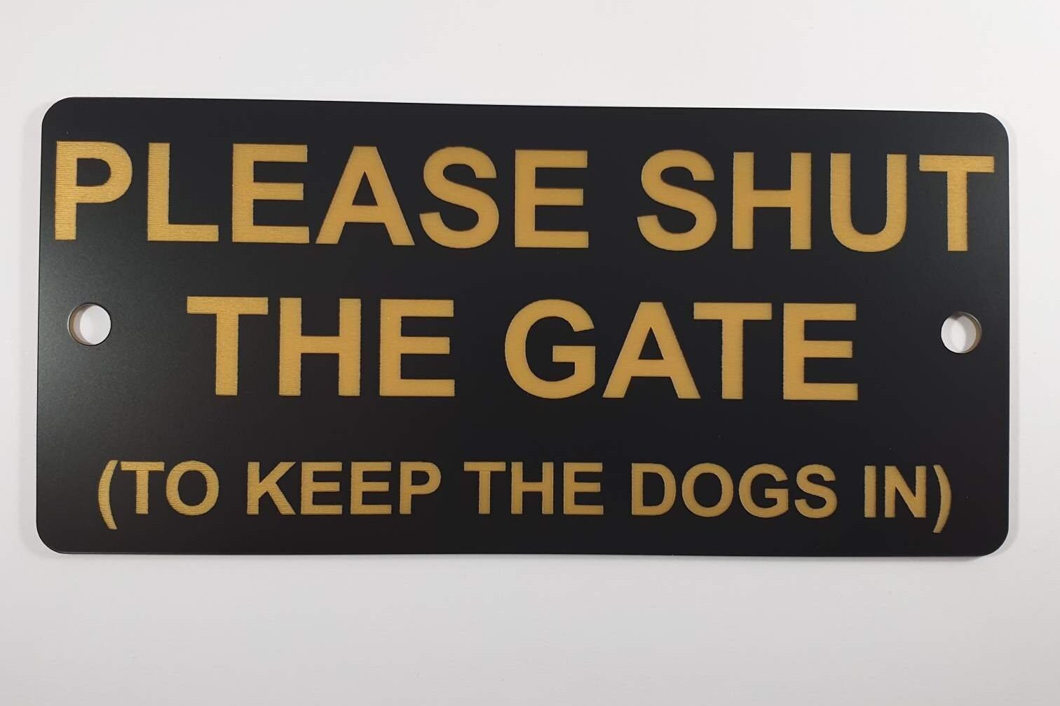 Please Shut The Gate To Keep Dogs in Sign Plaque 15cm x | Etsy