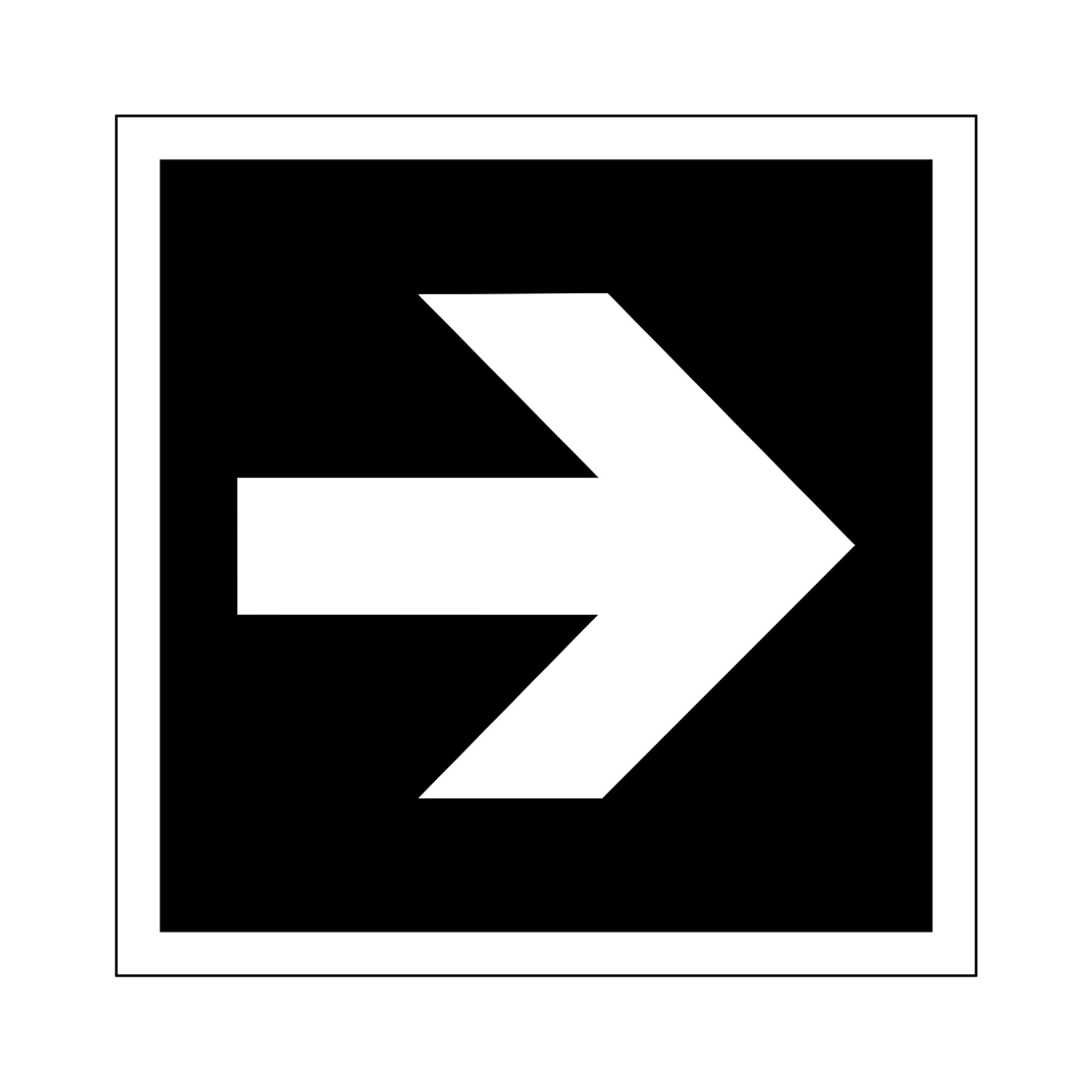 Directional Arrow Sign Plaque | Etsy