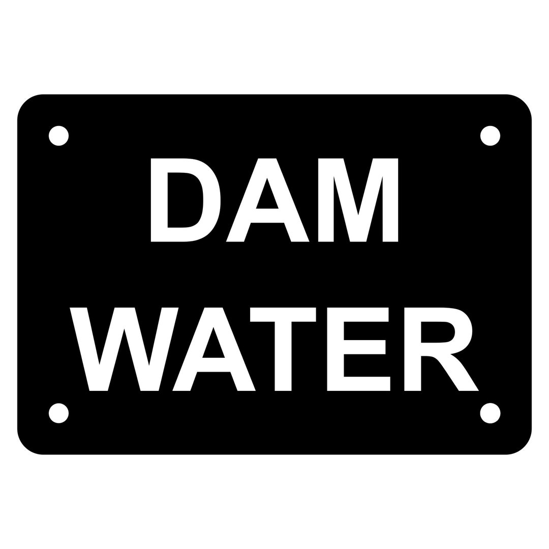 Dam Water Sign Plaque - Etsy