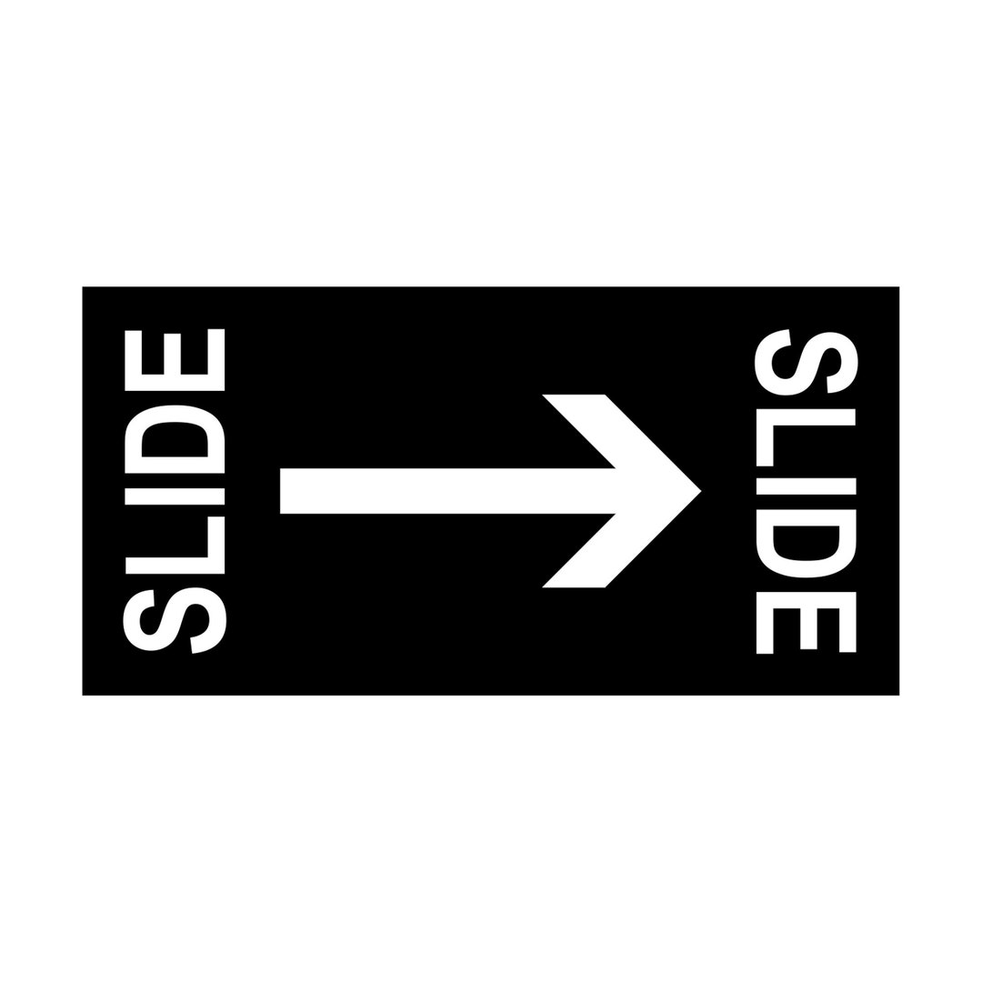 Slide With Arrow Sign Plaque Left Right up Down - Etsy
