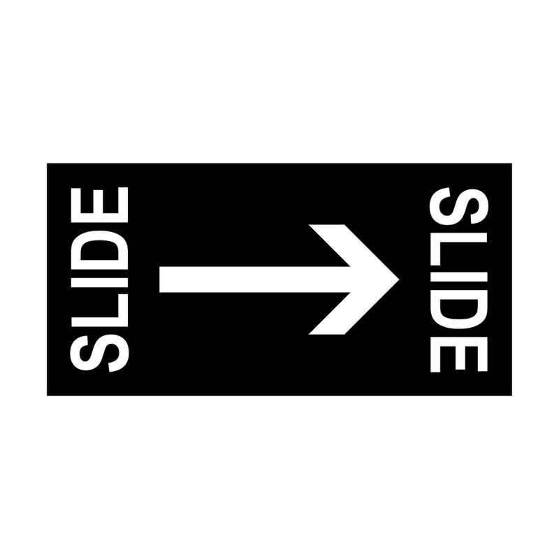 Slide to Open Door Sign - Etsy