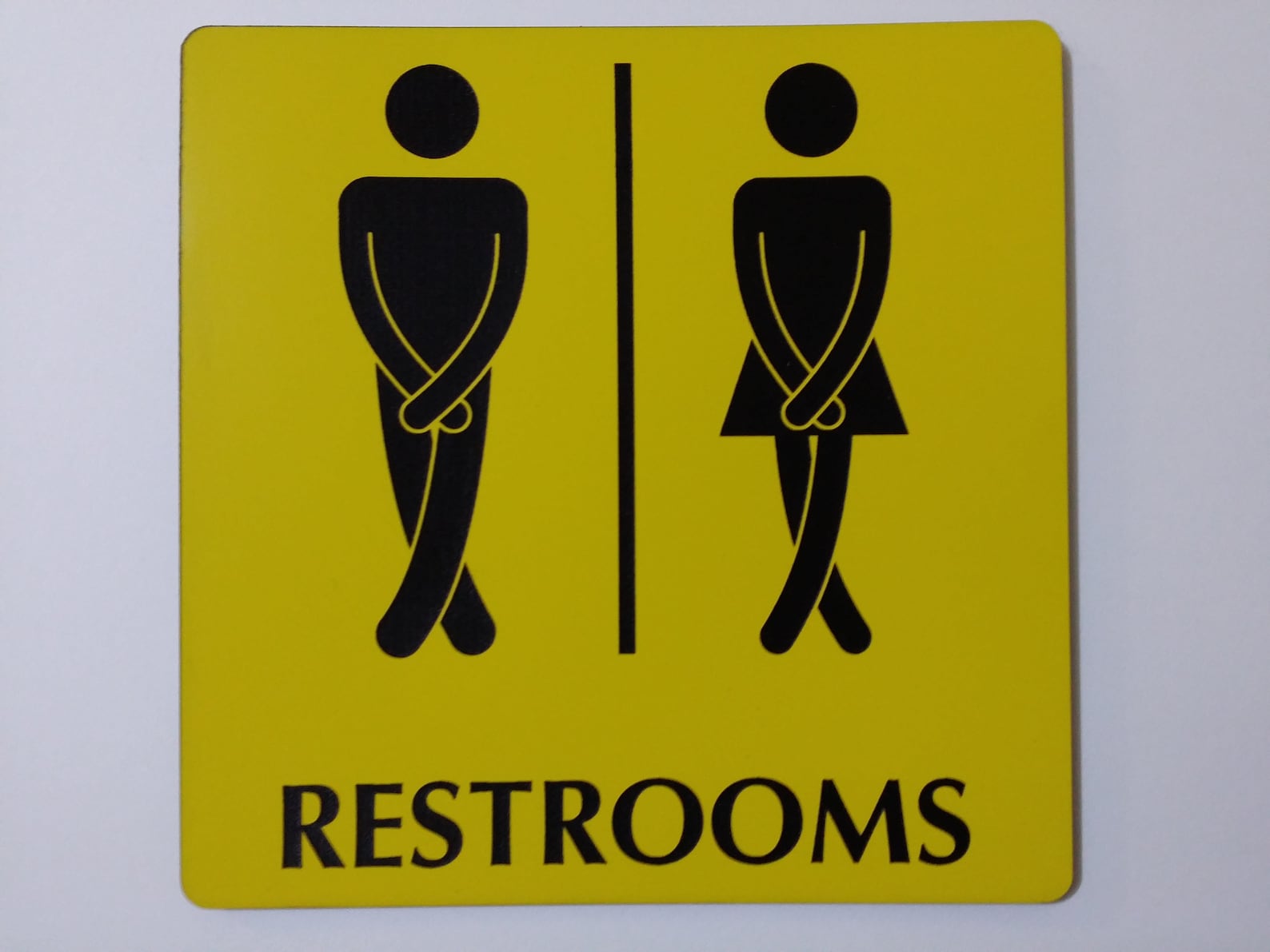 FUNNY BATHROOM SIGN Cross Legs Unisex Restroom Sign Plaque - Etsy Australia