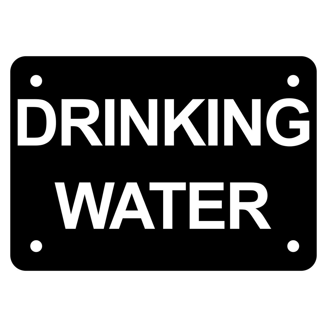 Drinking Water Sign Plaque - Etsy