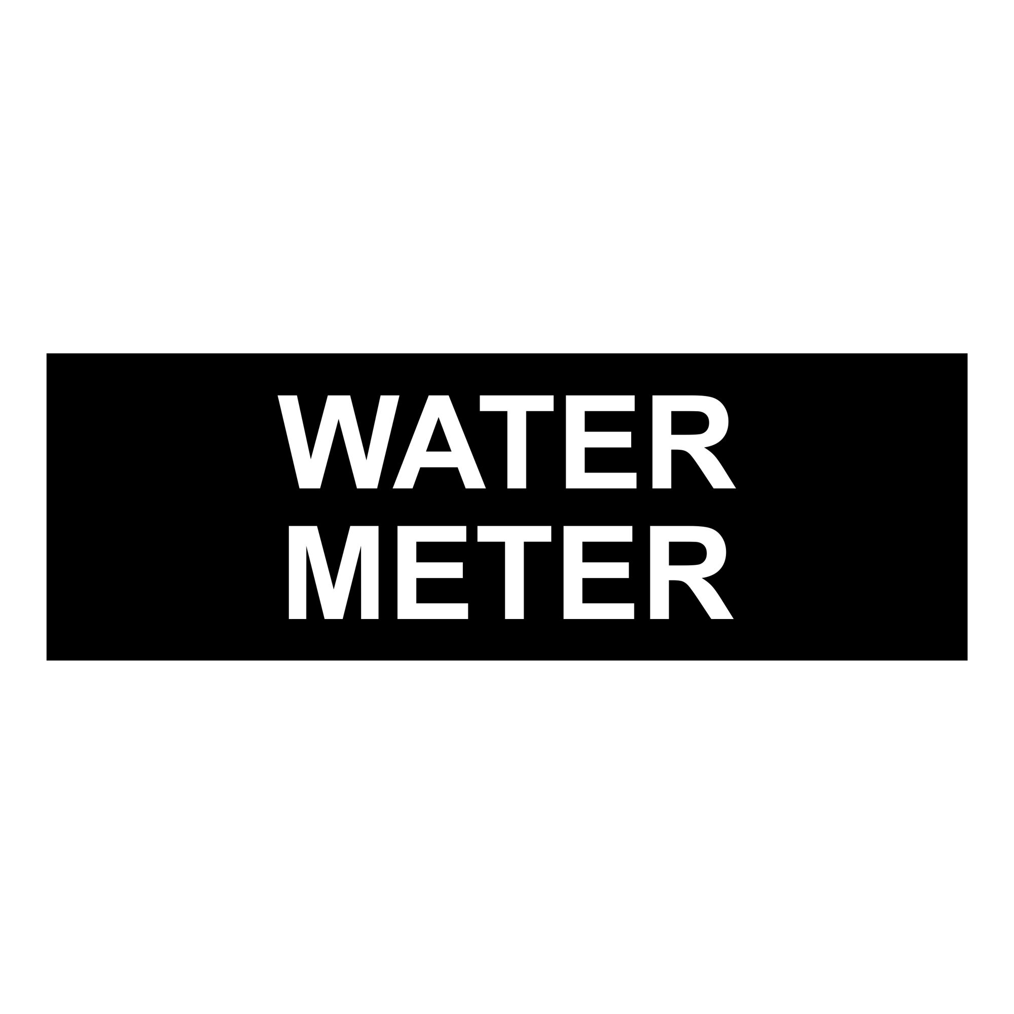 Water Meter Sign Plaque - Etsy Australia