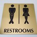 FUNNY BATHROOM SIGN Cross Legs Unisex Restroom Sign Plaque - Etsy