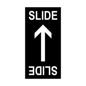 Slide With Arrow Sign Plaque Left Right up Down - Etsy