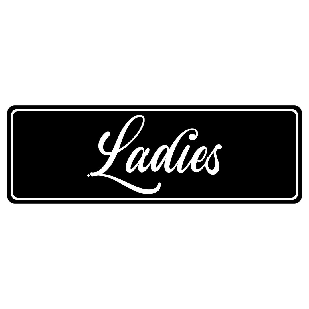 Ladies Toilet Sign Plaque - Etsy