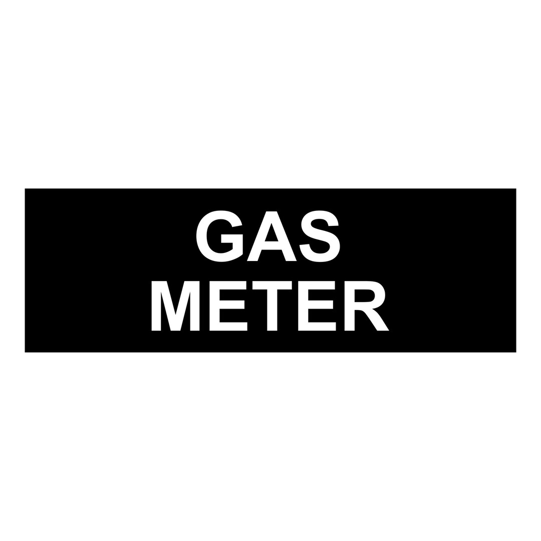 Gas Meter Sign Plaque - Etsy