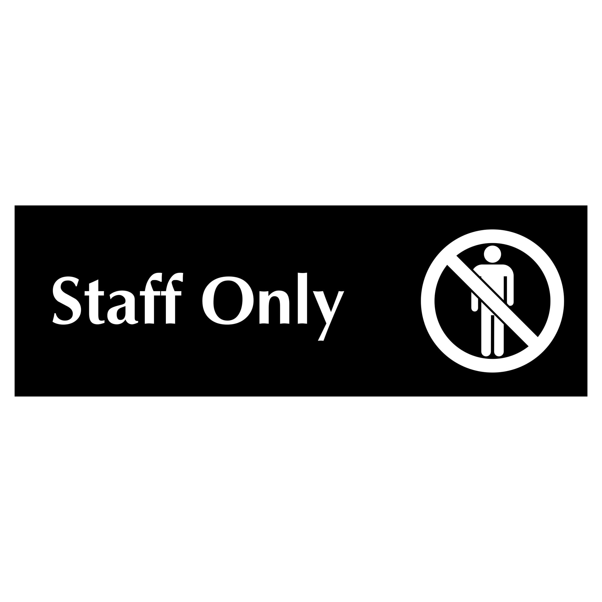Staff Only Sign Plaque - Etsy