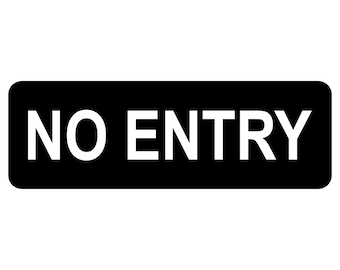 Restricted Area Warning Sign No Entry Keep Out Signs - Etsy