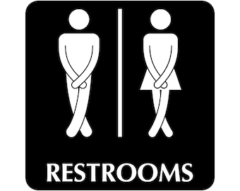 Funny Restroom Sign | Etsy