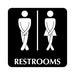 FUNNY BATHROOM SIGN Cross Legs Unisex Restroom Sign Plaque - Etsy