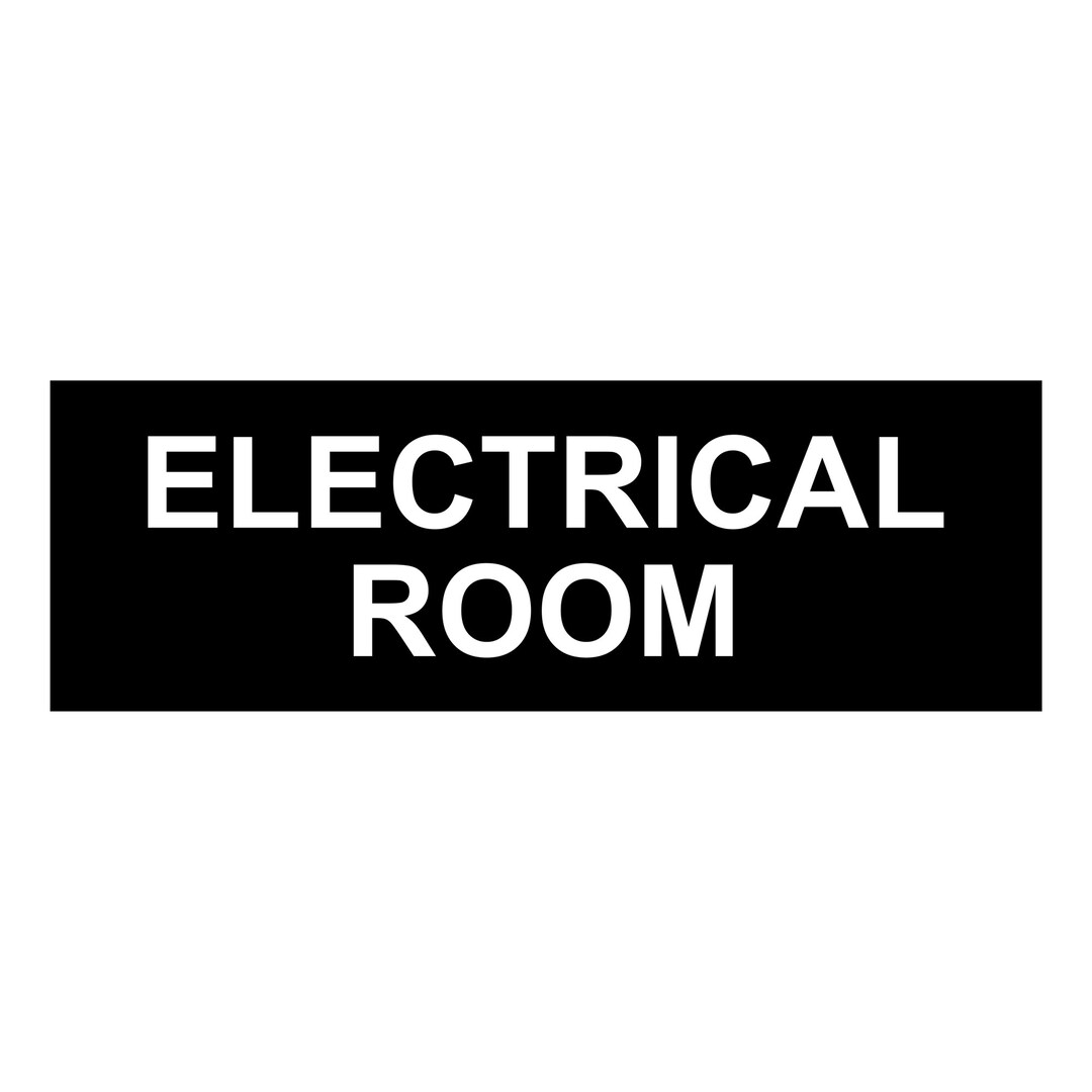 Electrical Room Sign Plaque - Etsy
