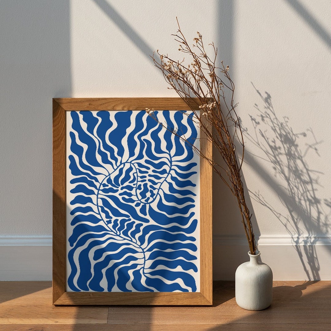 Print Matisse Inspiration 'waves' - Etsy