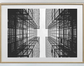 Skyscraper print | Etsy