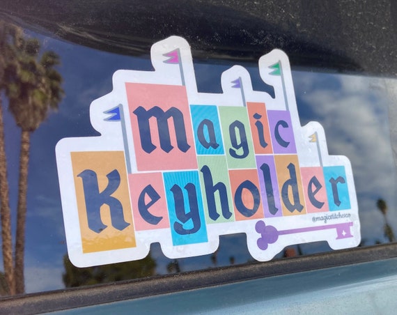 Magic Keyholder Magic Key Bumper Sticker Disney Stickers - Etsy