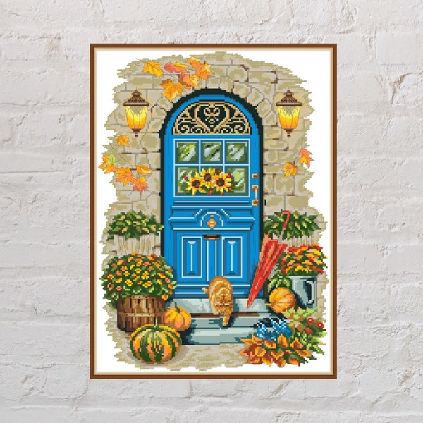 Fall Cross Stitch Pattern - Etsy