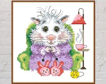 Hamster Knitting Pattern - Etsy
