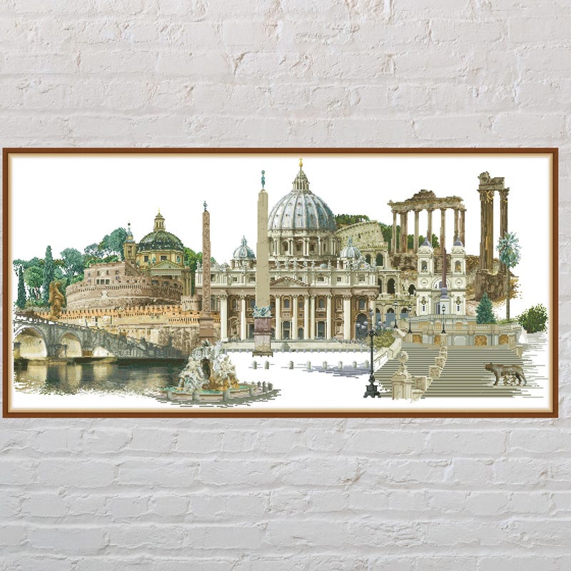 Rome Italy Needlepoint - Etsy