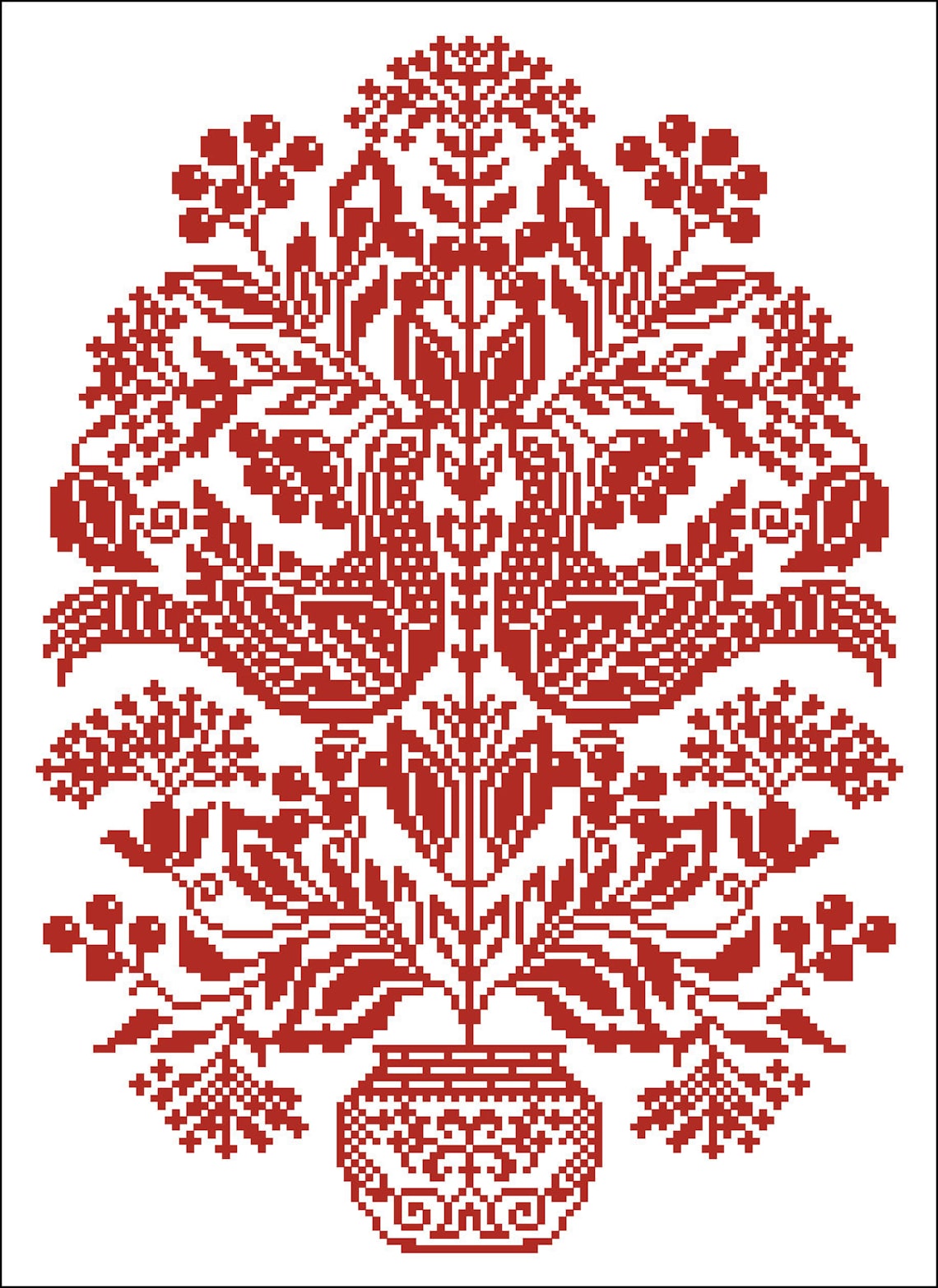 Cross Stitch Pattern Tree of Life 2 Slavic Cross Stitch - Etsy