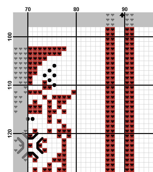 Cross Stitch Pattern Love #2, Romantic Cross Stitch, Letter Cross ...