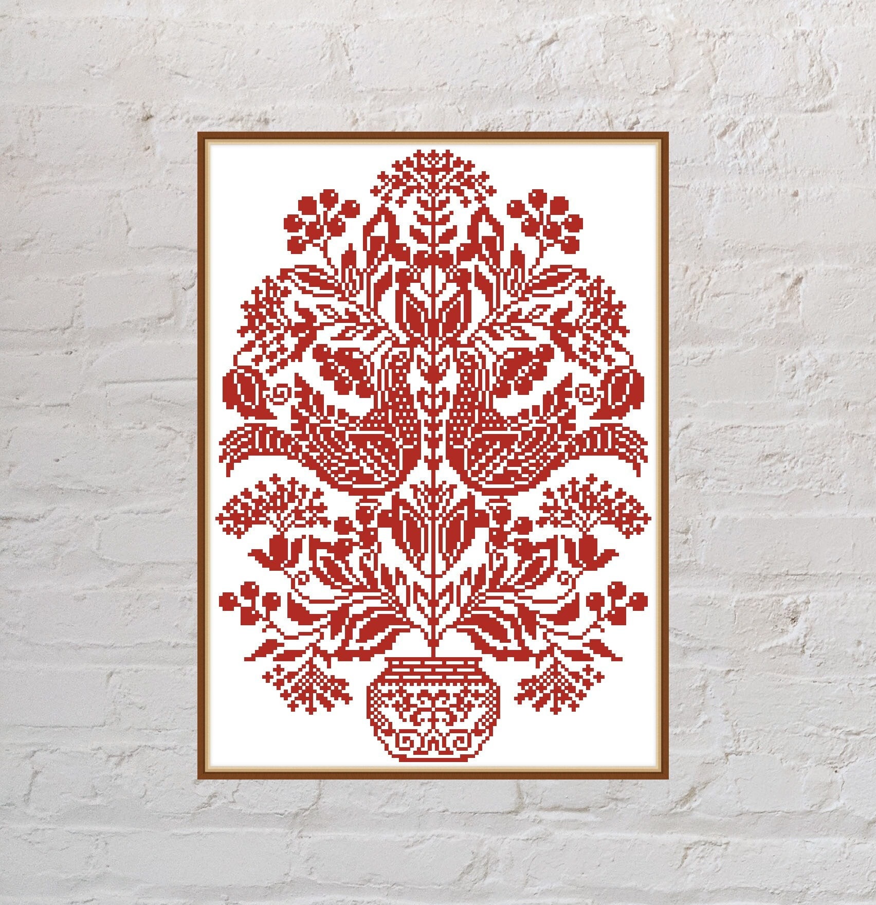Cross Stitch Pattern Tree of Life #2, Slavic Cross Stitch, Ornament ...