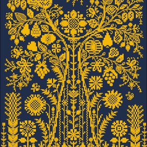 Cross Stitch Pattern Mokosh, Mother Earth, Spring Cross Stitch, Slavic ...