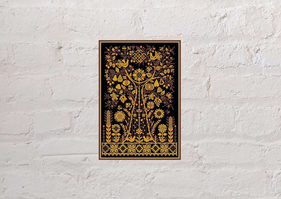 Cross Stitch Pattern Mokosh Mother Earth Cross Stitch Slavic - Etsy