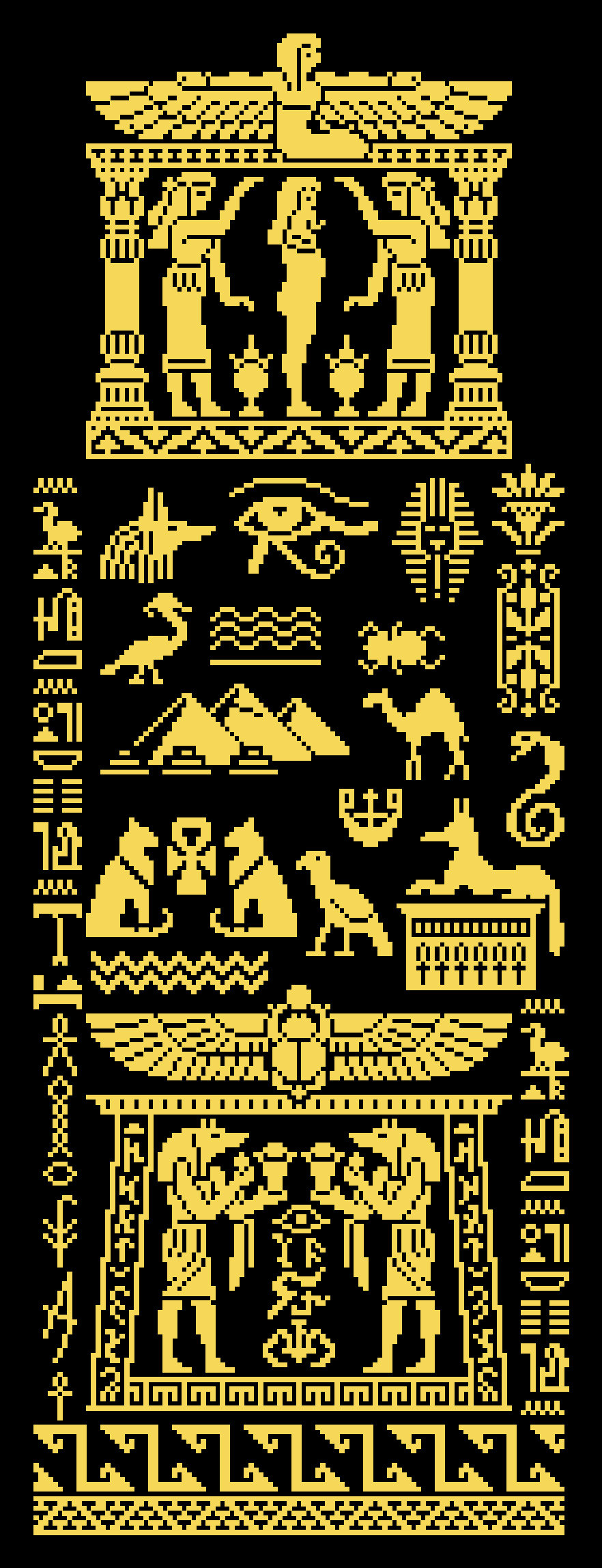 Cross Stitch Pattern Ancient Egypt Sampler Cross Stitch - Etsy