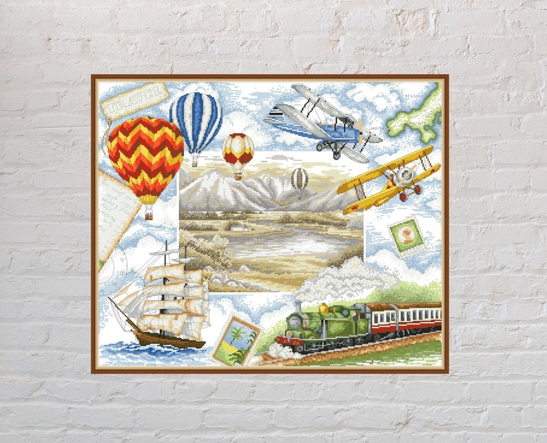 Cross Stitch Pattern World Travel Nature Cross Stitch - Etsy