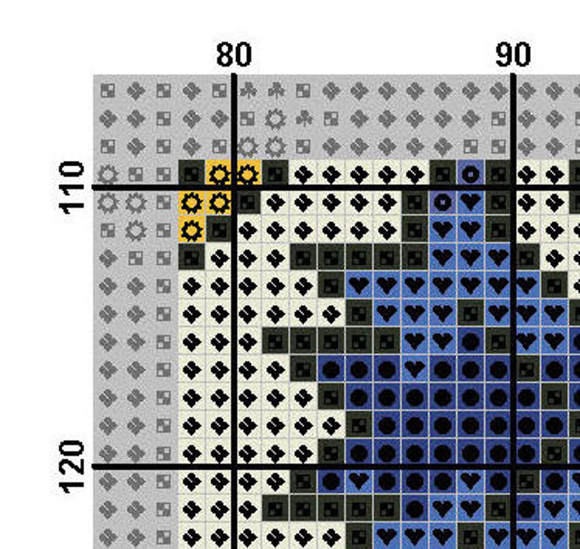 Cross Stitch Pattern Turkish Ornament Carpet Cross Stitch - Etsy