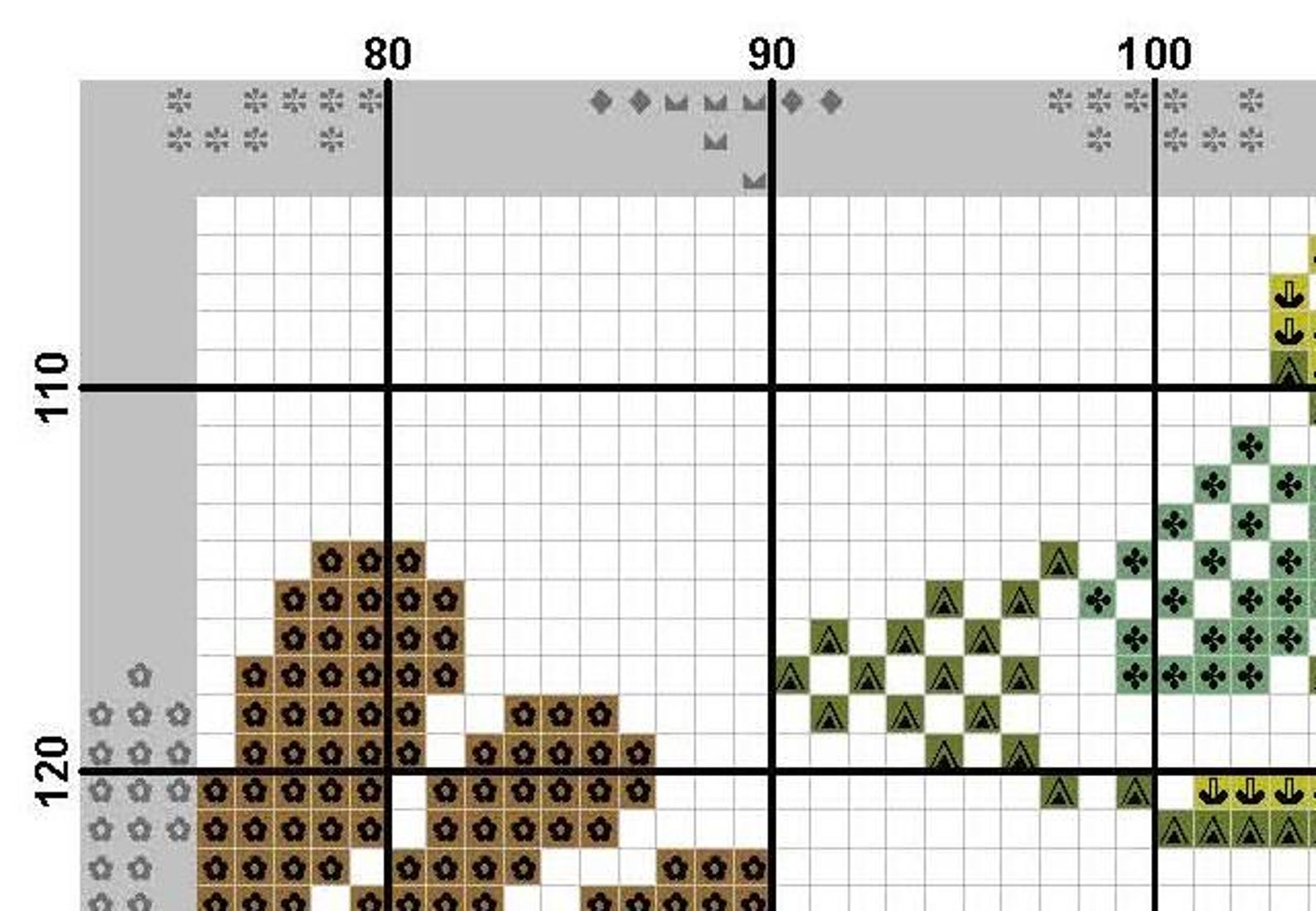 Cross Stitch Pattern Quaker Autumn, Fall Cross Stitch, Autumn Season ...