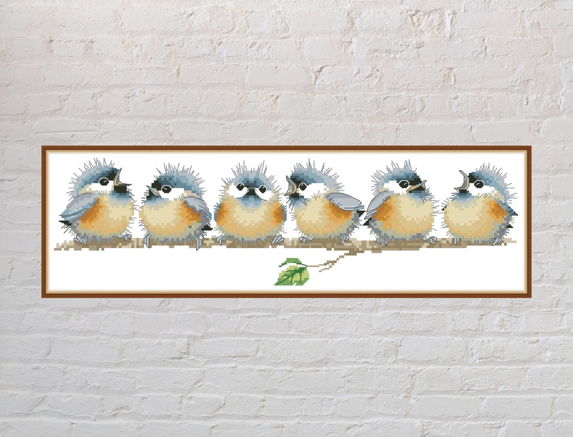 Cross Stitch Pattern Bird Song 2 Nature Counted Cross - Etsy