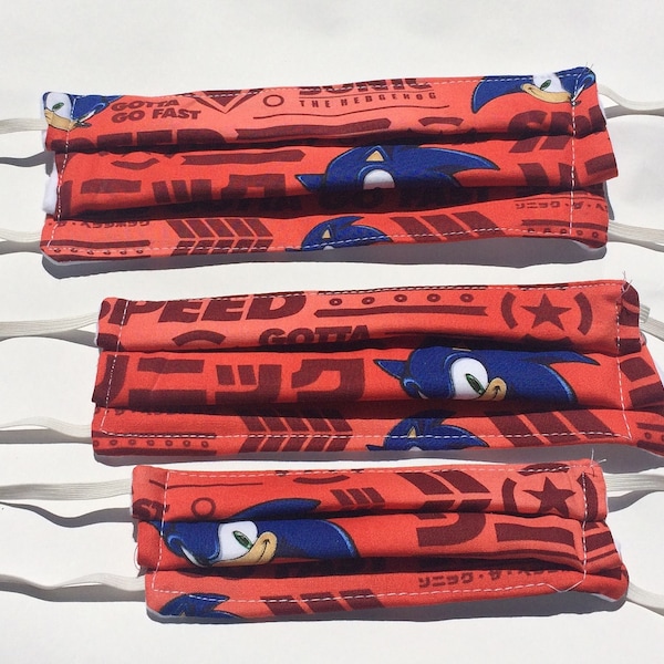 Sonic Hedgehog Masks - Etsy