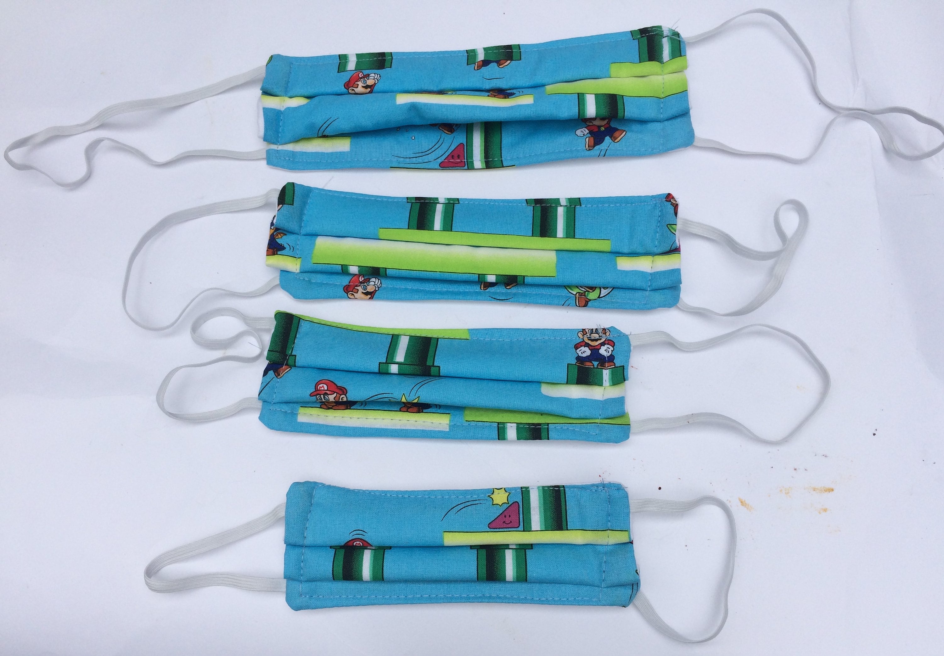 Super Mario Tunnels Theme Inspired Face Mask for Toddlers, Kids ...
