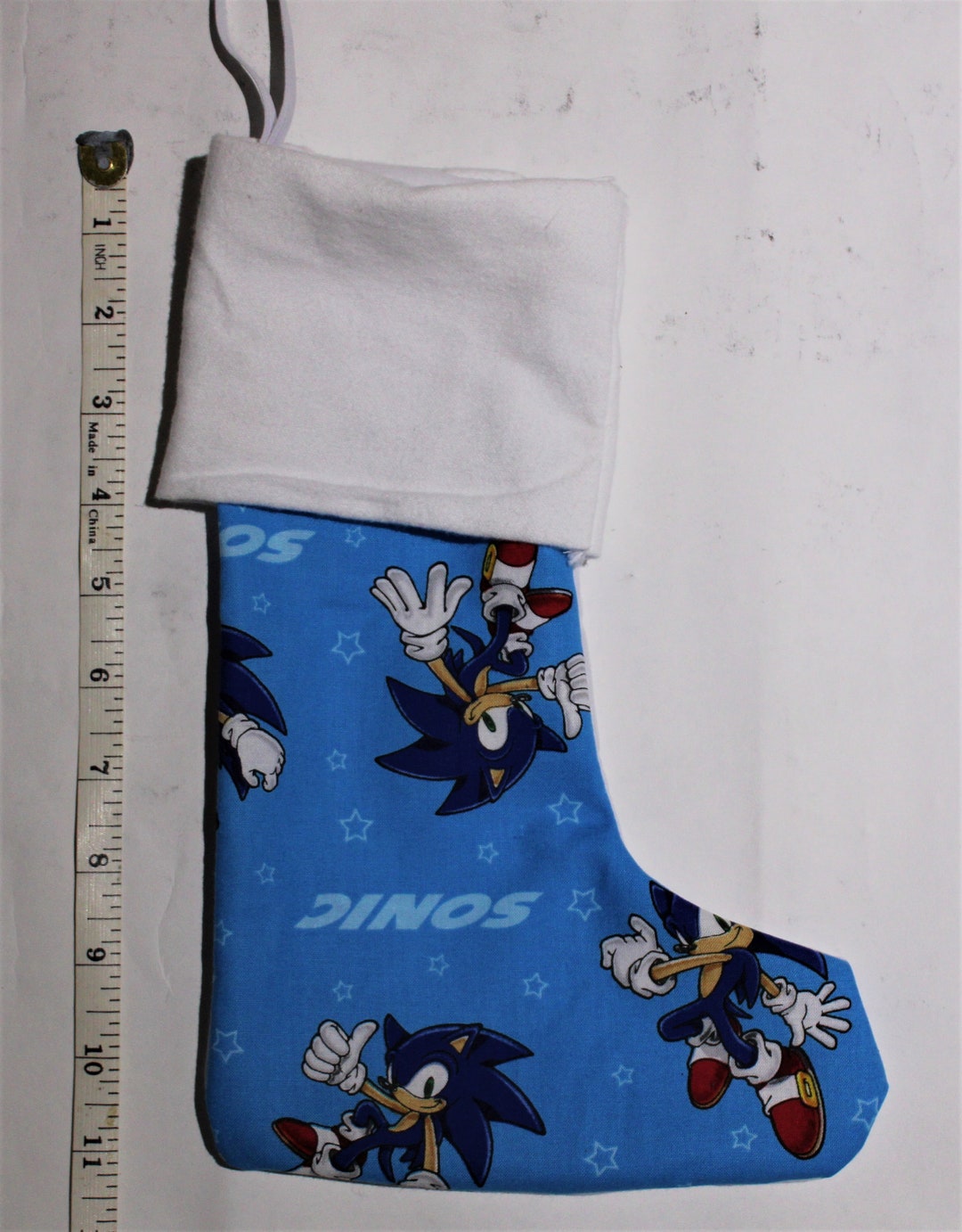 LP Sonic the Hedgehog Theme Inspired Christmas Stockings Handmade - Etsy