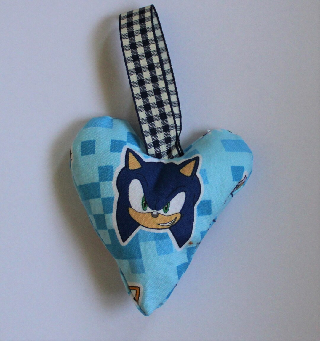 Sonic the Hedgehog Theme Inspired Valentines Day Handmade Love Heart - Etsy