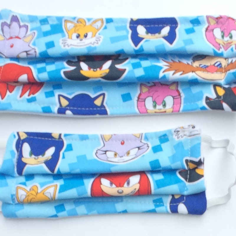 Sonic the Hedgehog Mask - Etsy