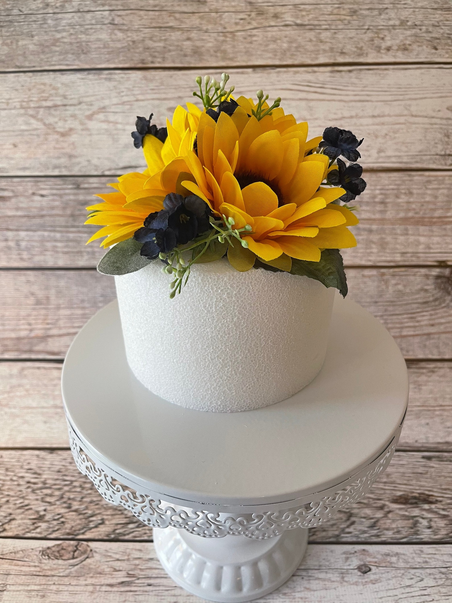 Sunflower Wedding Cake Topper, Wedding Cake Decoration, Wedding Cake ...