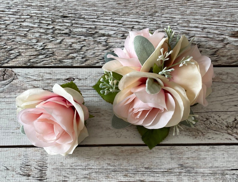 Pink Rose Wedding Cake Topper Wedding Cake Decoration - Etsy