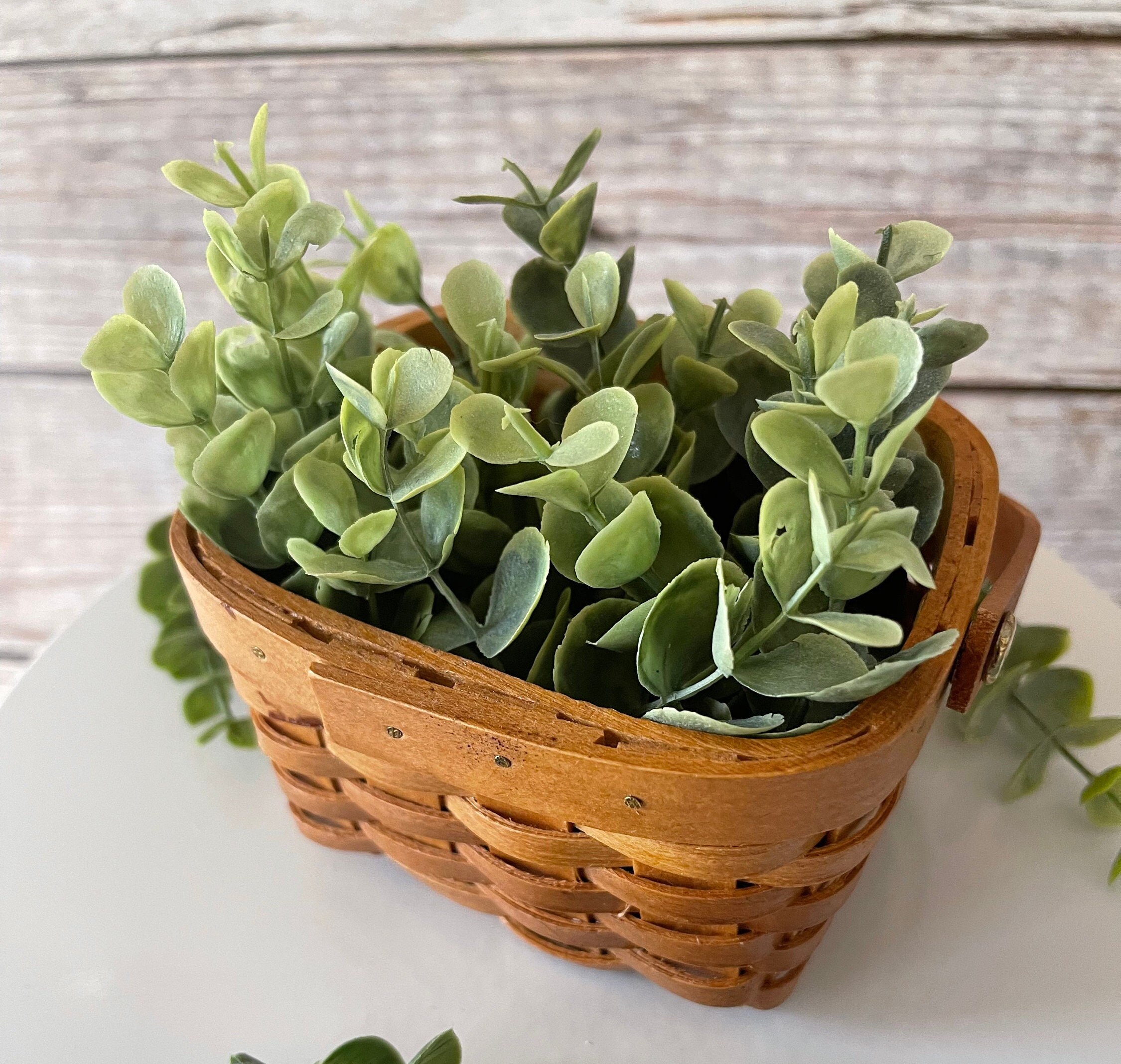Farmhouse Mini Greenery Basket Tier Tray Decor Coffee Bar - Etsy