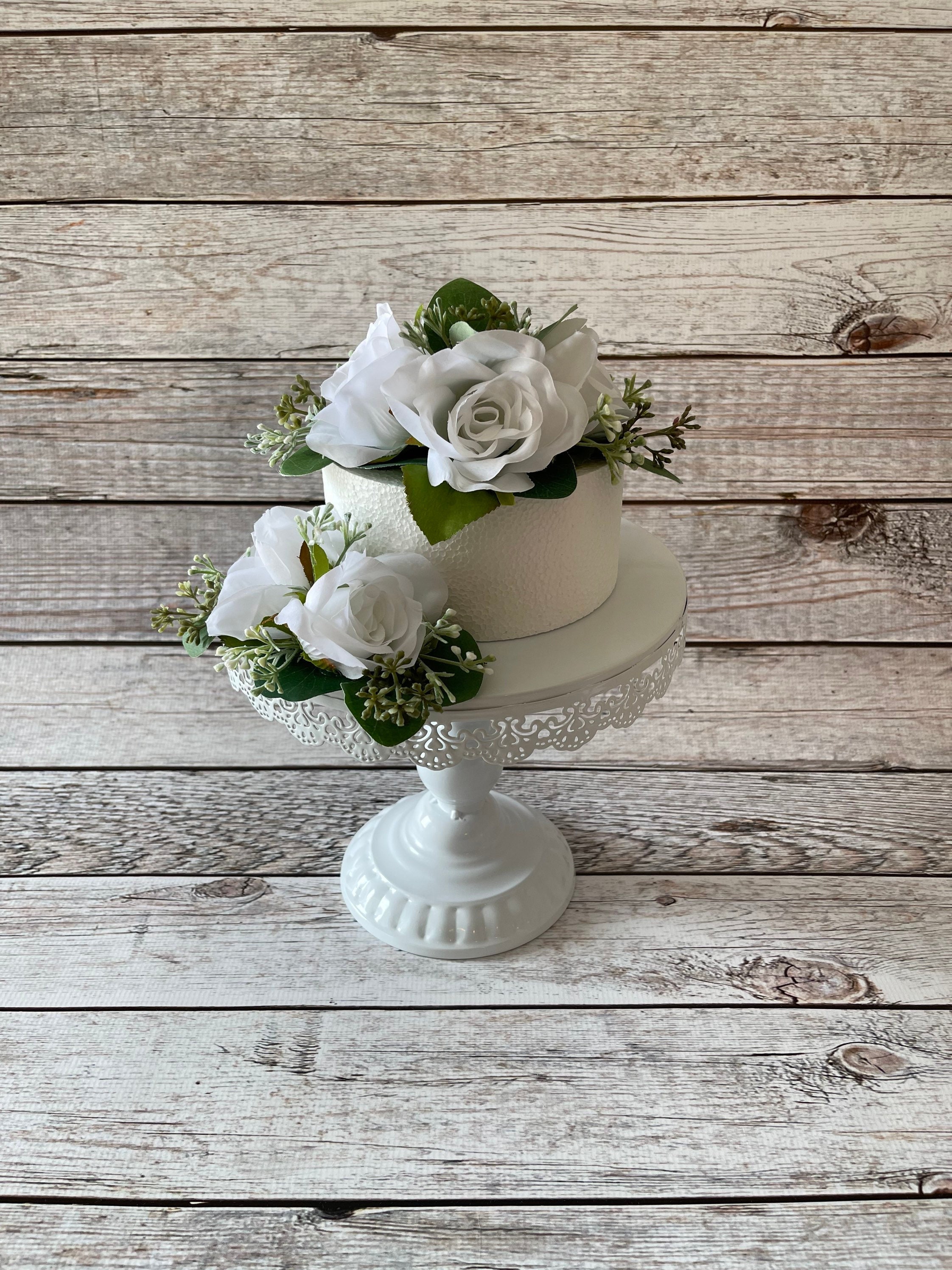 White Rose Wedding Cake Topper, Wedding Cake Decoration, Wedding Cake ...