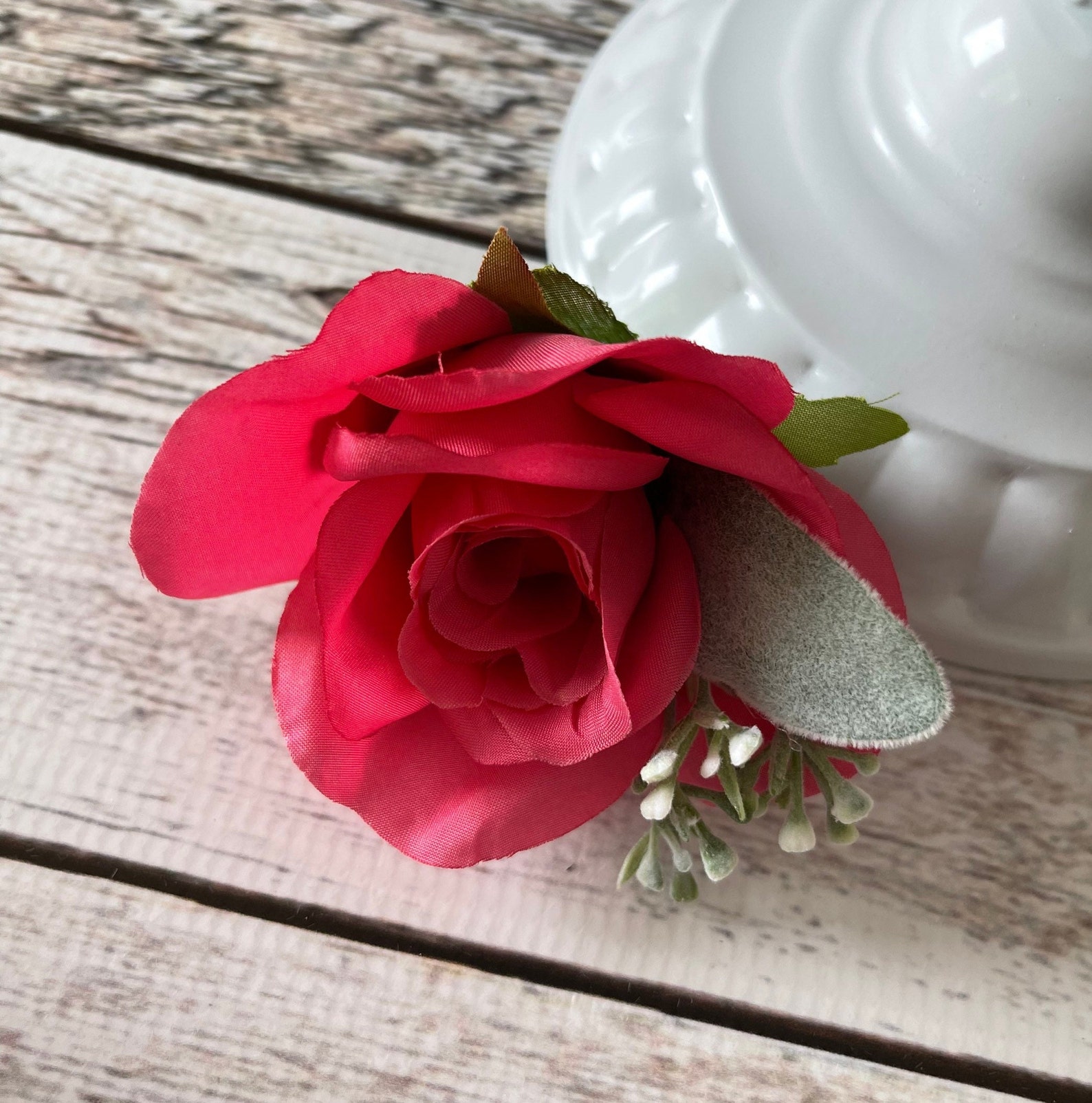 Pink Rose Wedding Cake Topper Wedding Cake Decoration - Etsy