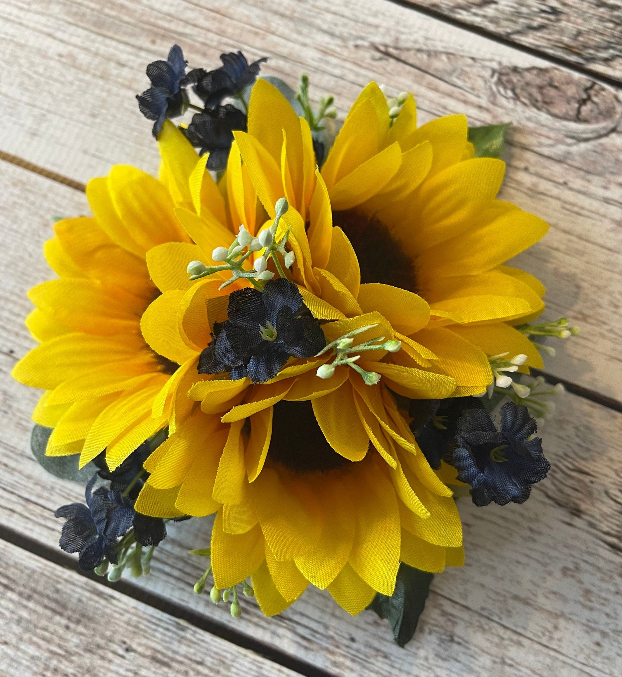 Sunflower Wedding Cake Topper, Wedding Cake Decoration, Wedding Cake ...