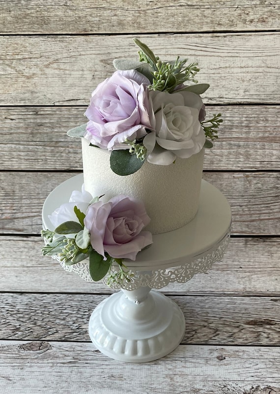 Purple Rose Birthday Cake