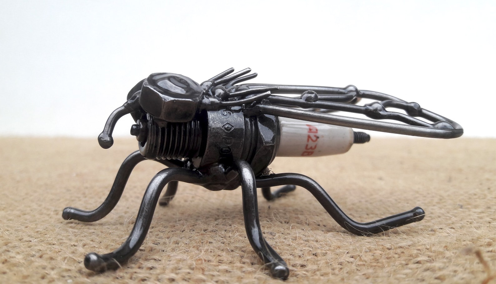 Art Metal Sculpture Fly. Mechanical Fly Figurine. Welded Fly. Metal Fly ...