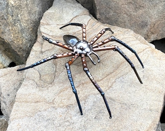 Metal Tarantula Spider, Art Metal Sculpture Steampunk Spider, Spider ...