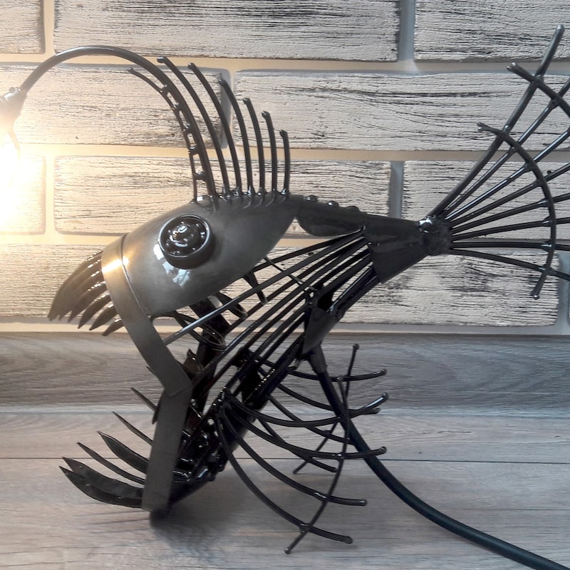 Angler Fish Lamp - Etsy